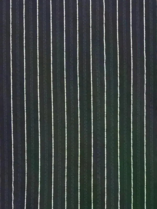GANNI Striped Seersucker Maxi Dress