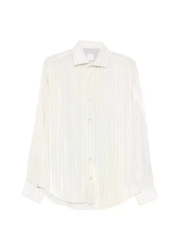 Eleventy Stripe Long-sleeve Shirt