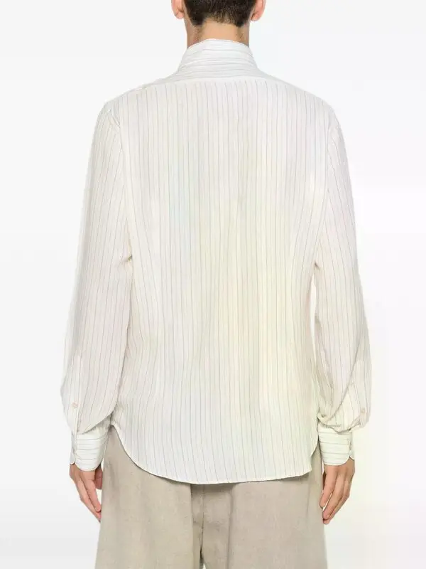 Eleventy Stripe Long-sleeve Shirt