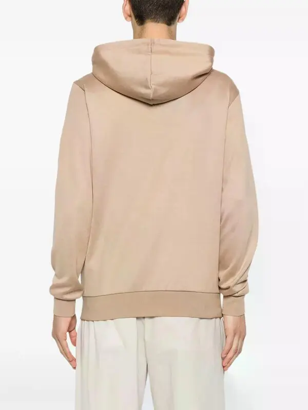 Eleventy Zip-up Drawstring Hoodie