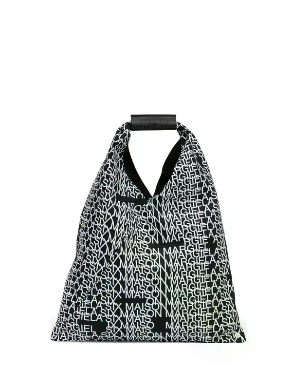 MAISON MARGIELA Japanese Logo-print Handbag - Black