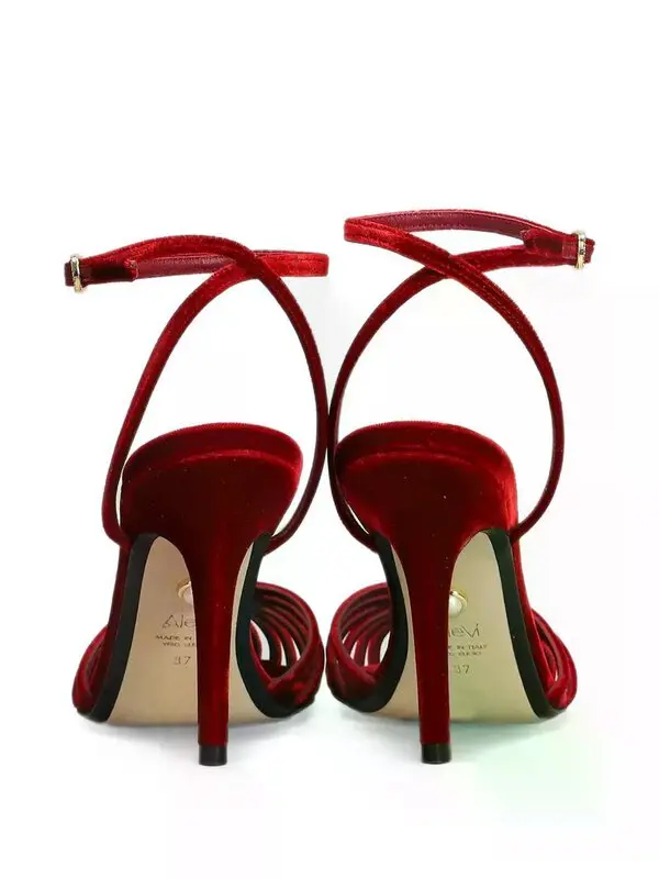 ALEVI MILANO Velvet Cage Sandals