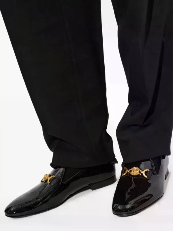 Versace Gala Patent Slippers