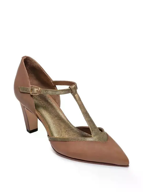 Bernardo Gianna T-bar Pointed-toe Pumps