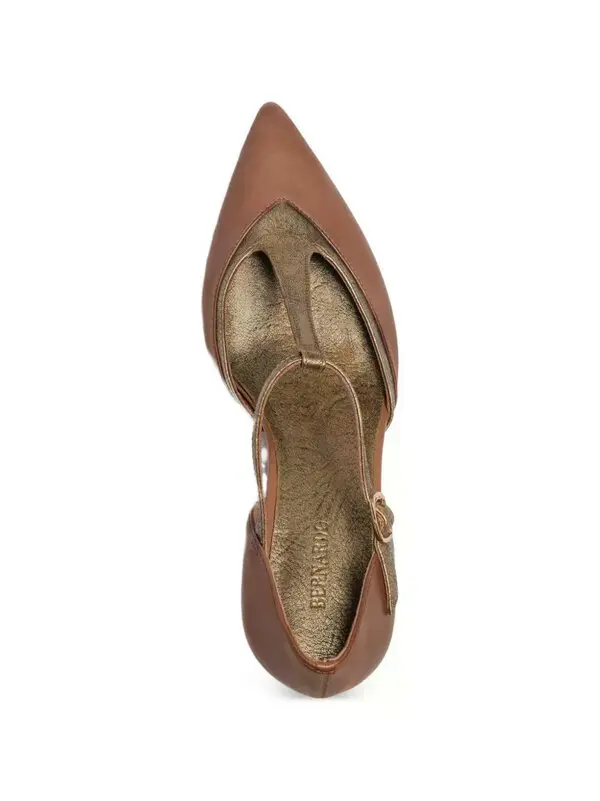 Bernardo Gianna T-bar Pointed-toe Pumps