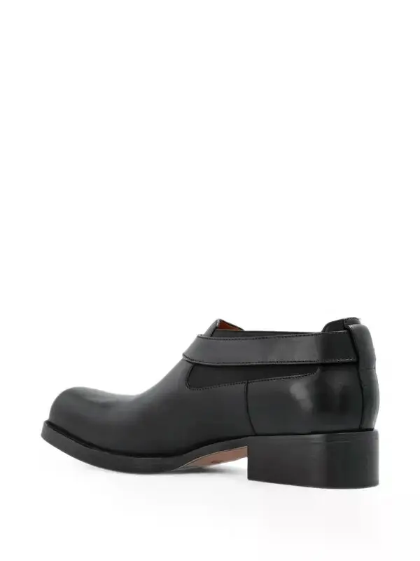 Versace Orlando Leather Chelsea Boots