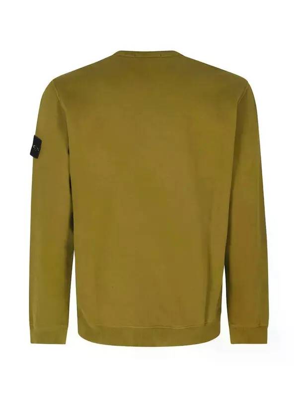 Stone Island Logo-patch Sweater - Green