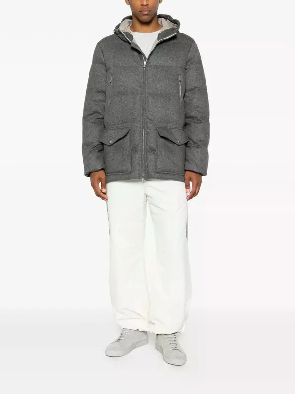 Eleventy Contrast-panel Trousers