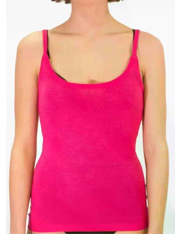 LA ROSE Scoop-neck Tank Top