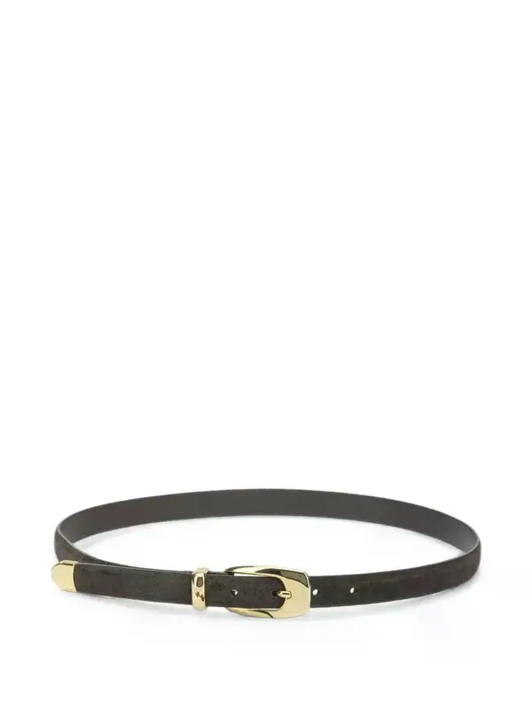 Anderson's Suede Buckle Belt - Brown