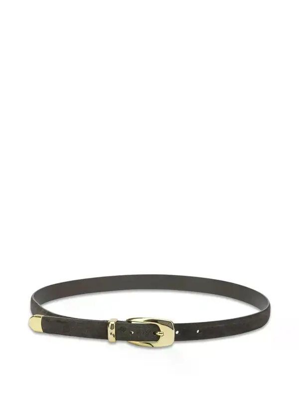 Anderson's Suede Buckle Belt - Brown