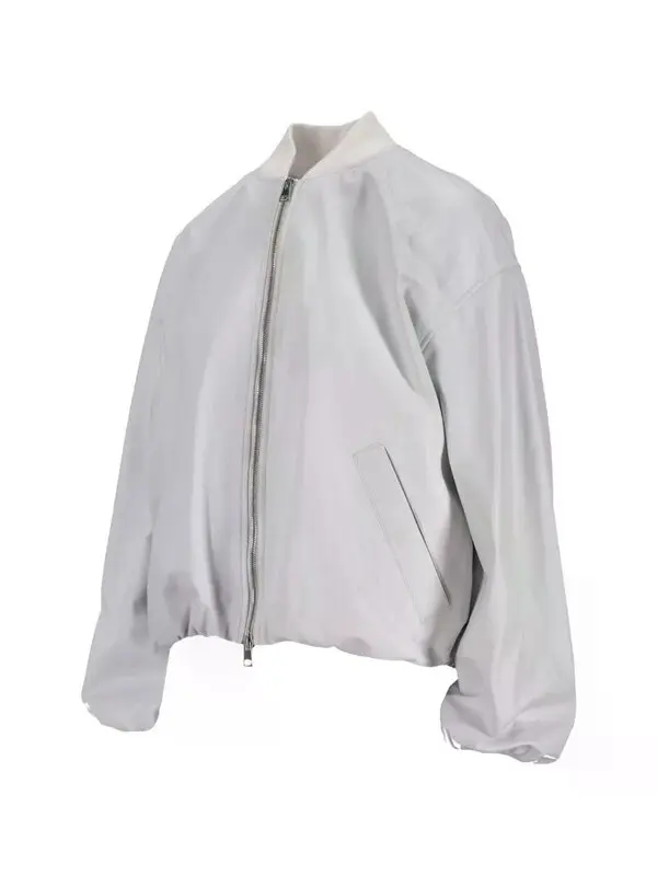 LA ROSE Nappa Leather Bomber Jacket