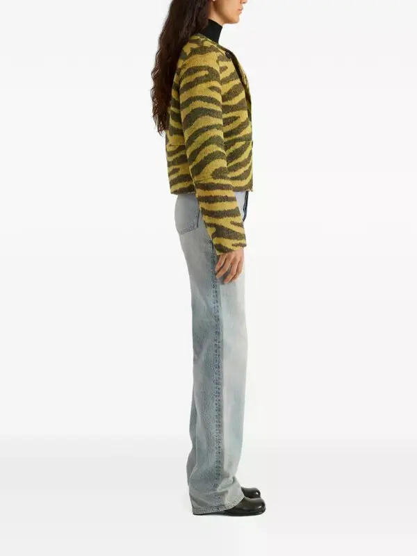 Proenza Schouler White Label Courtney Zebra-jacquard Jacket
