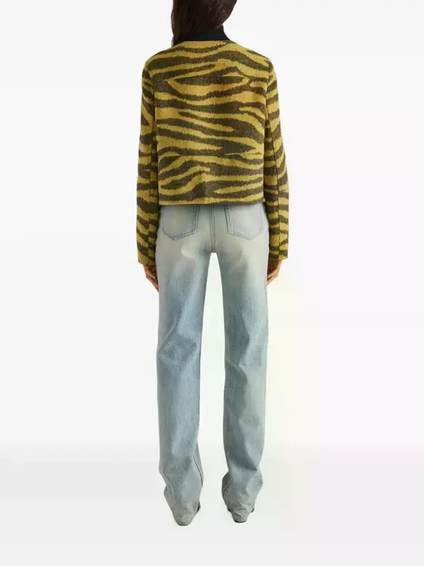 Proenza Schouler White Label Courtney Zebra-jacquard Jacket