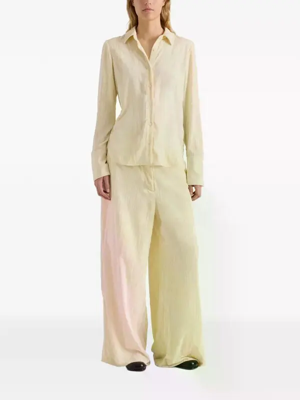 Proenza Schouler White Label Meadow Crushed-velvet Trousers