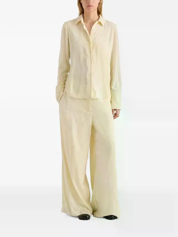 Proenza Schouler White Label Crushed-velvet Shirt