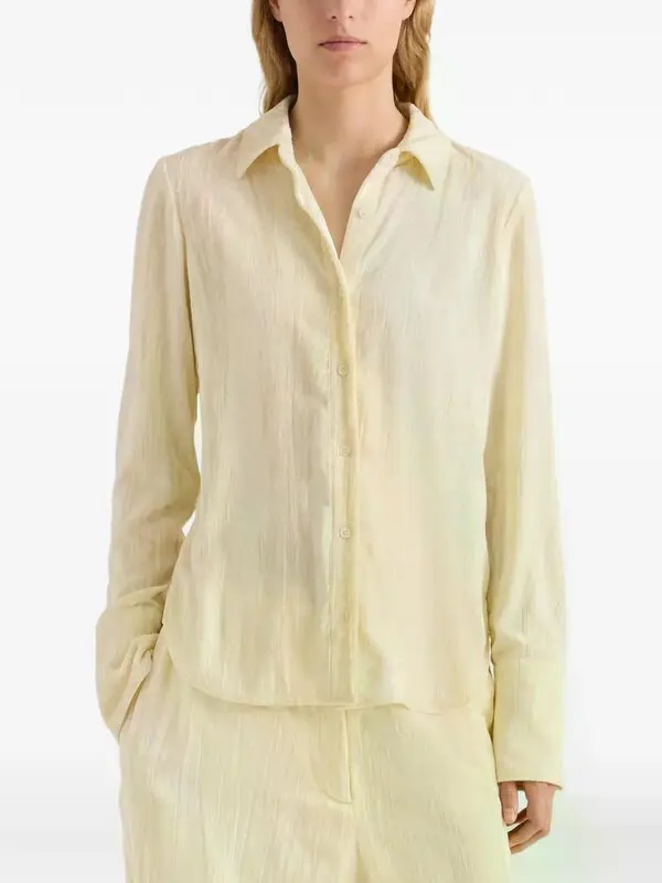 Proenza Schouler White Label Crushed-velvet Shirt