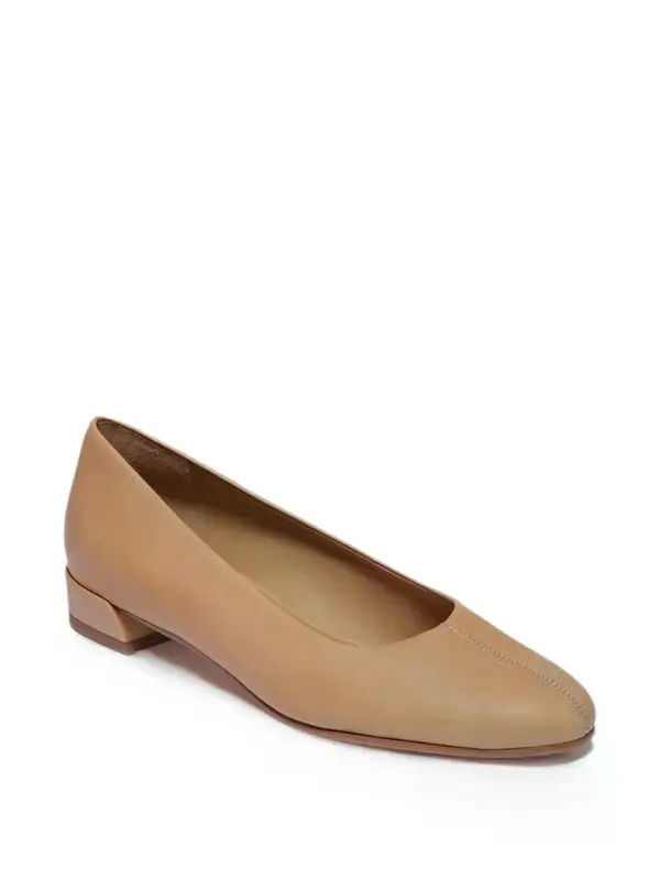 Bernardo Dune Square-toe Block-heel Pumps