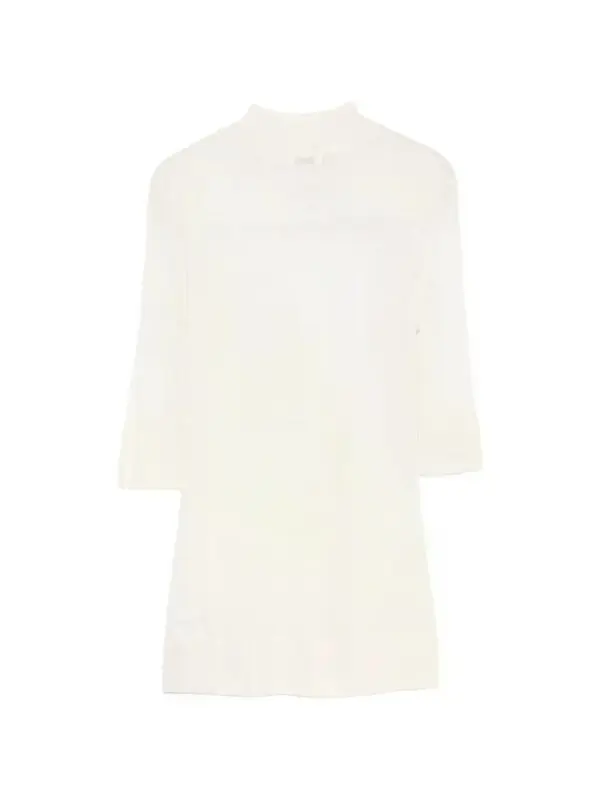 Patrizia Pepe High-neck Elbow-sleeve T-shirt