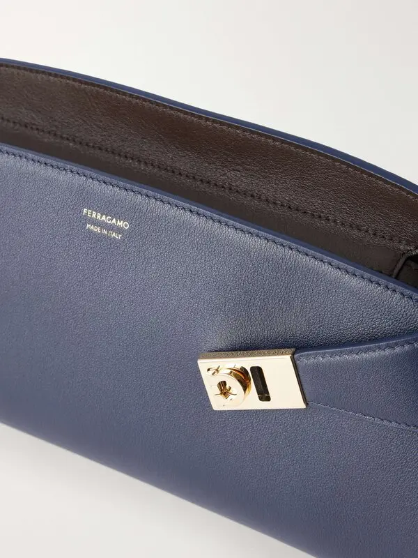 FERRAGAMO Hug Leather Shoulder Bag