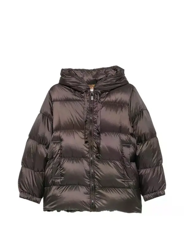 Max Mara The Cube Hooded Quilted Coat