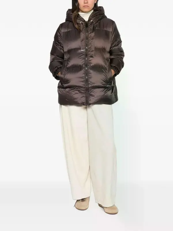 Max Mara The Cube Hooded Quilted Coat