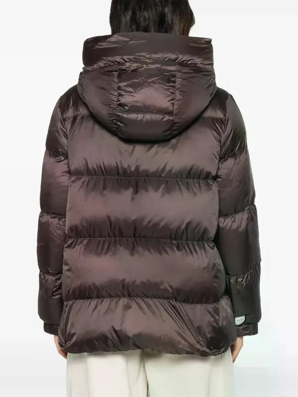 Max Mara The Cube Hooded Quilted Coat