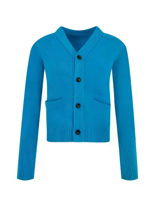 Sacai Ribbed-knit Cardigan