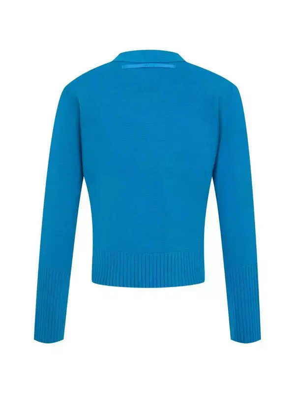 Sacai Ribbed-knit Cardigan