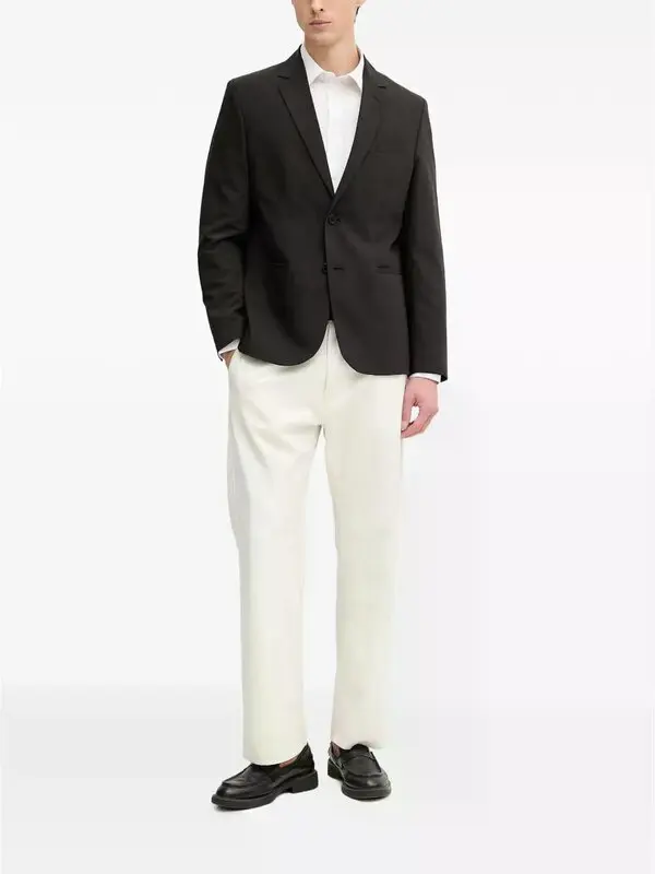Sisley Single-breasted Notched-lapels Blazer