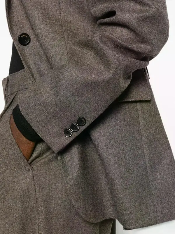 Sandro Notched-lapel Single-breasted Blazer