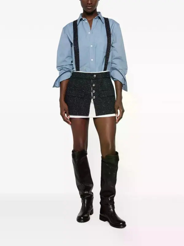 Maje Button-embellished Playsuit