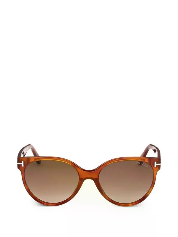 TOM FORD Tallulah Round-frame Sunglasses - Brown