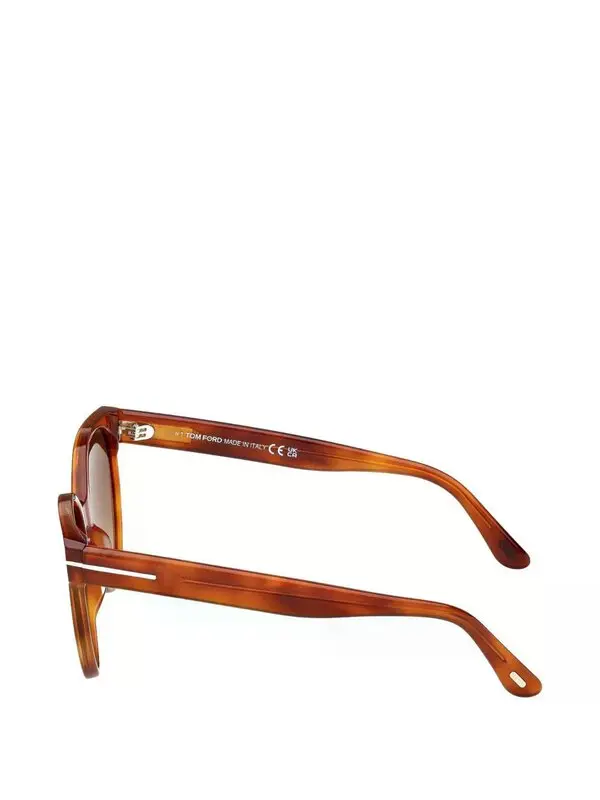 TOM FORD Tallulah Round-frame Sunglasses - Brown