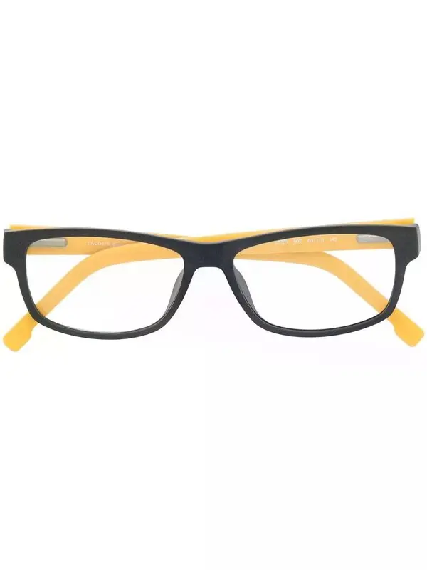 Lacoste Rectangle-frame Two-tone Glasses