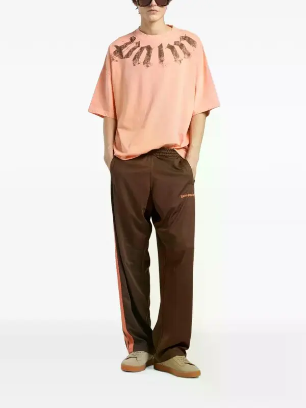 Palm Angels Big Neck Logo Loose Tee