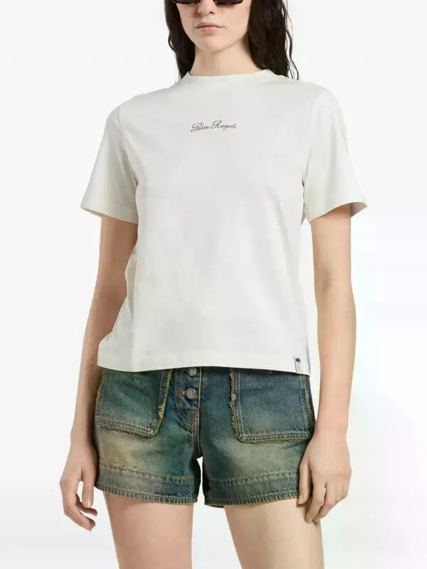 Palm Angels Paradise Logo-print T-shirt
