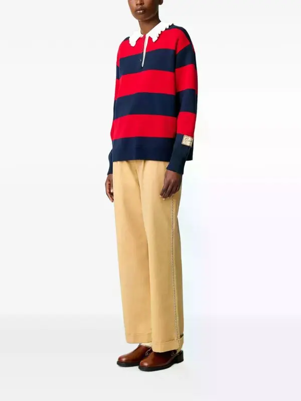 Claudie Pierlot Knitted Rugby Polo Jumper