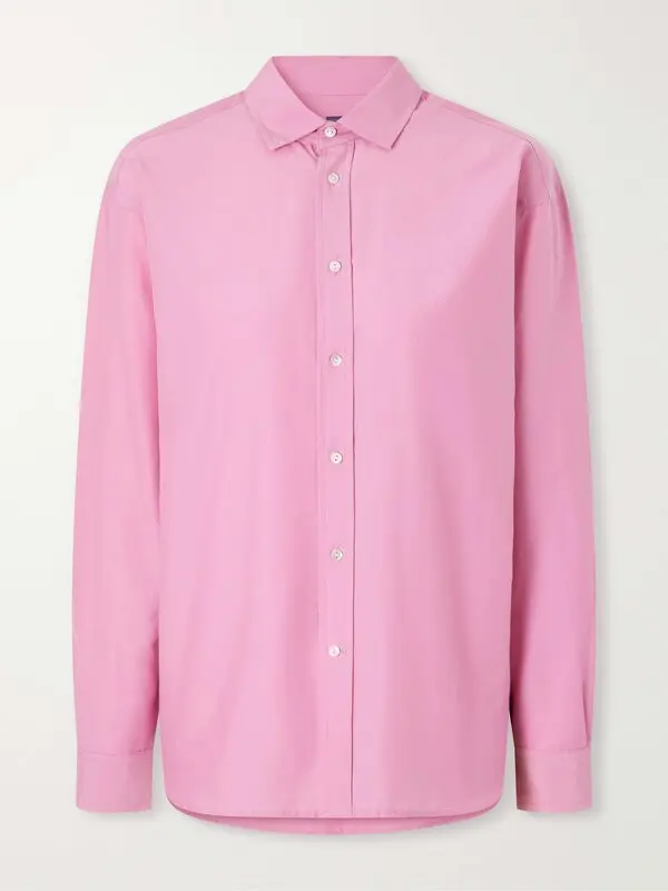 Polo Ralph Lauren Cotton And Silk-blend Shirt