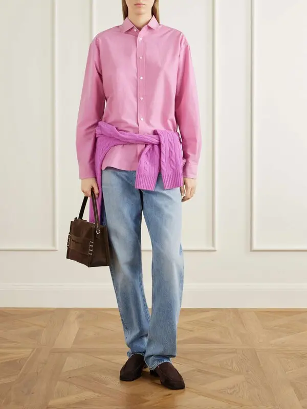 Polo Ralph Lauren Cotton And Silk-blend Shirt
