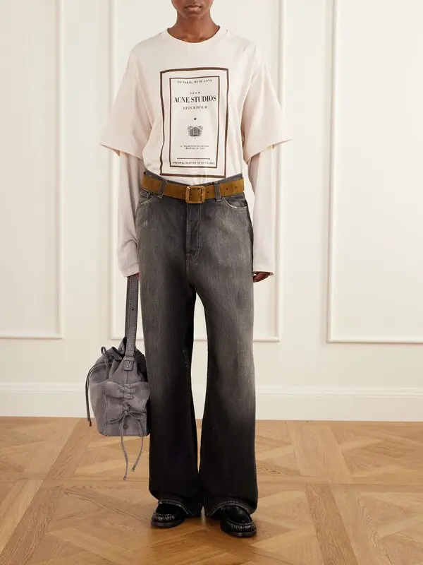 Acne Studios Mid-rise Wide-leg Jeans