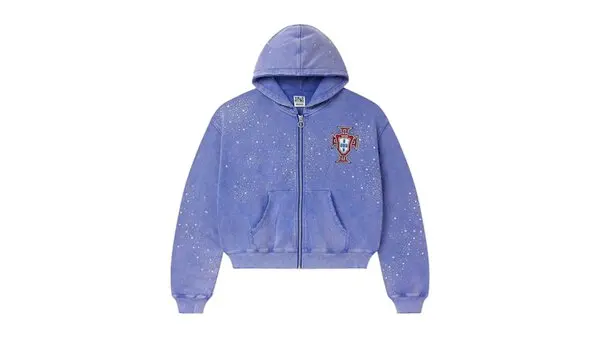 VALE FOREVER Sea Clustered Zip Up Hoodie