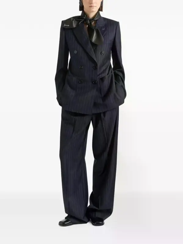 Givenchy Pinstripe-pattern Pleated Trousers