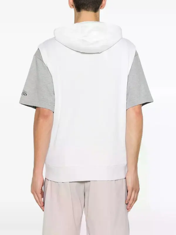 Eleventy Sleeveless Zip-up Hoodie