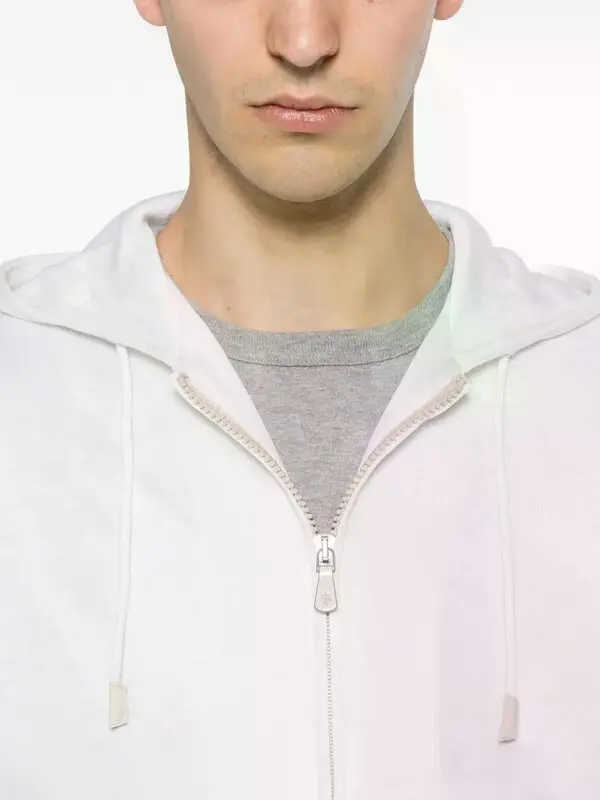 Eleventy Sleeveless Zip-up Hoodie