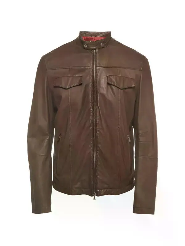 Brunello Cucinelli Zip-up Biker Jacket