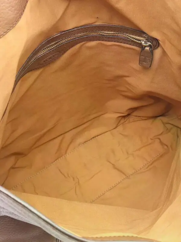 TOD'S 2000s Leather Tote Bag - Brown