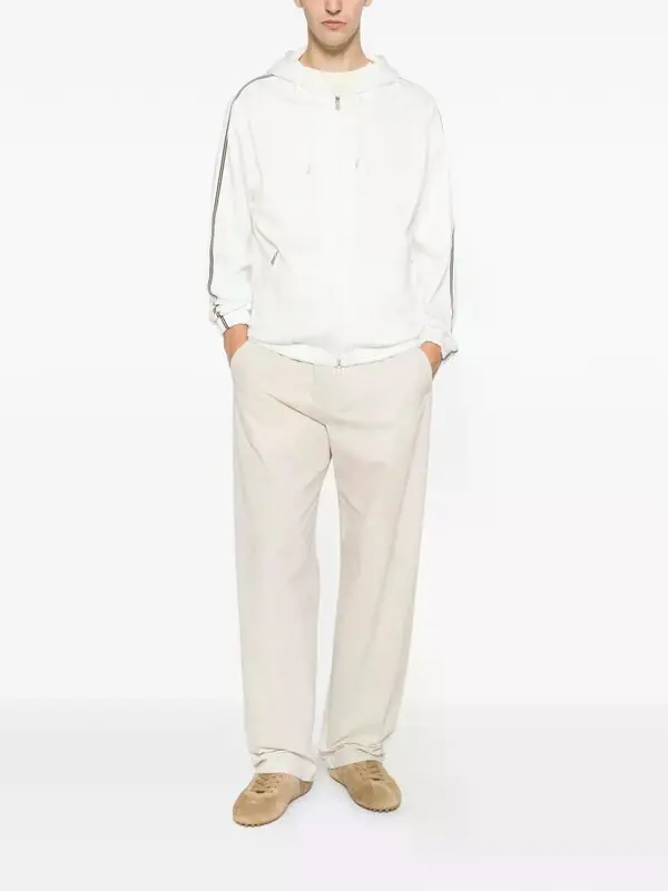 Eleventy Side-stripe Hoodie