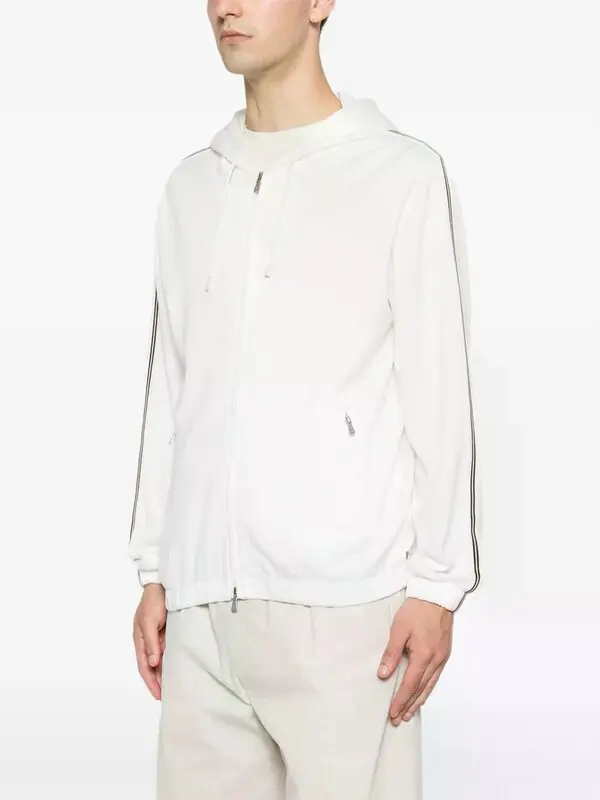 Eleventy Side-stripe Hoodie