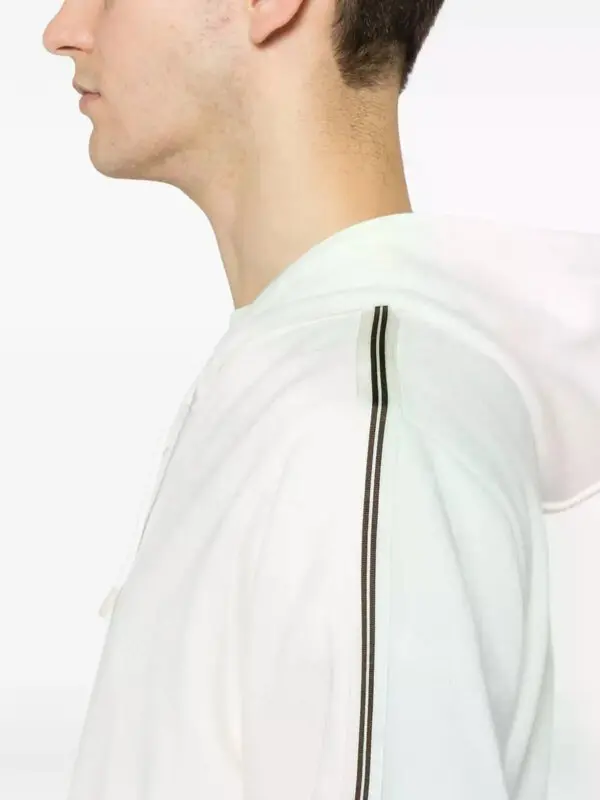 Eleventy Side-stripe Hoodie